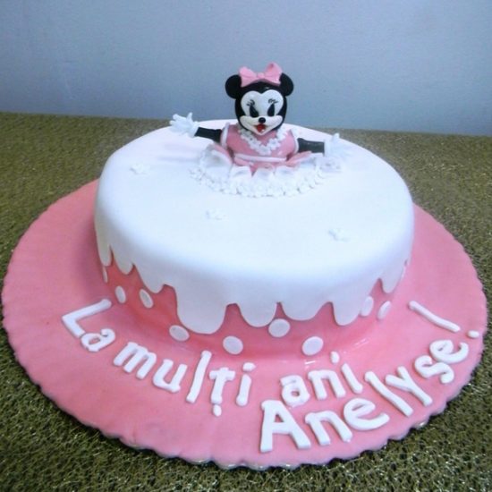 Tort Aniversar A1397 Flamingo roz | Cofetaria Paradis